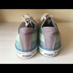 Pony | Shoes | Pony Canvas Tennis Shoes Purple Teal Size 9 | Poshmark